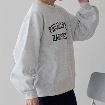 〚AMERICAN HOLIC〛學院風標誌休閒落肩上衣 | 短袖 | Yahoo購物中心