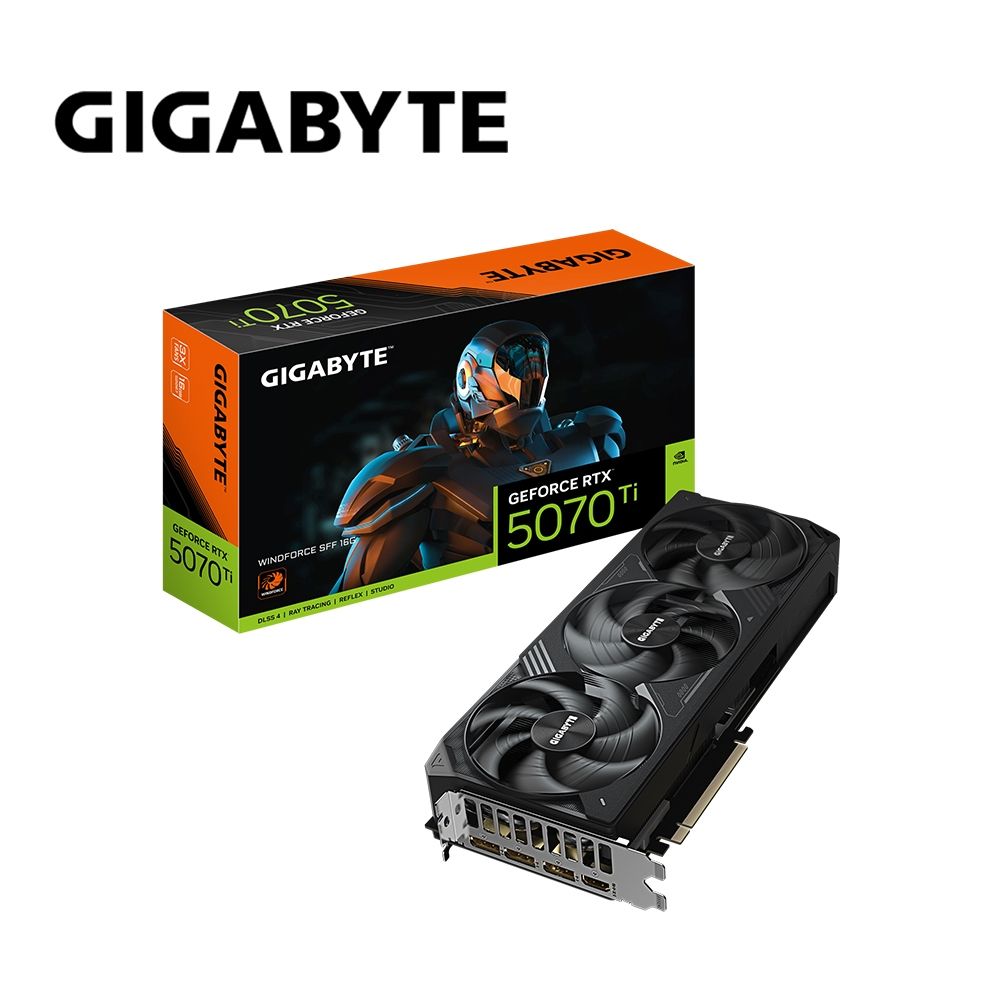 技嘉 RTX 5070 Ti WINDFORCE SFF 16G 顯示卡+技嘉 GP-UD850GM PG5 ATX3.0 金牌 電源供應器 ...
