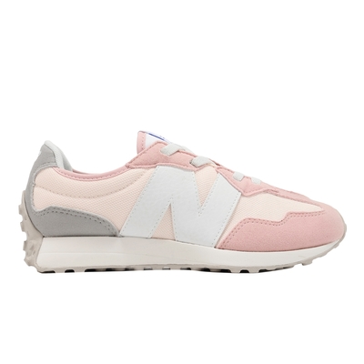 New Balance 休閒鞋 327 中童 寬楦 中古粉 雨雲灰 麂皮 尼龍 小朋友 運動鞋 NB PH327CK-W | 童鞋 ...