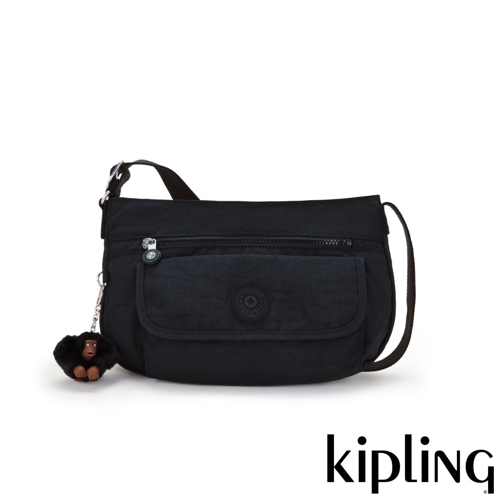 Kipling 率性曜石黑多袋收納側背包-SYRO U | 斜/肩背包 | Yahoo購物中心
