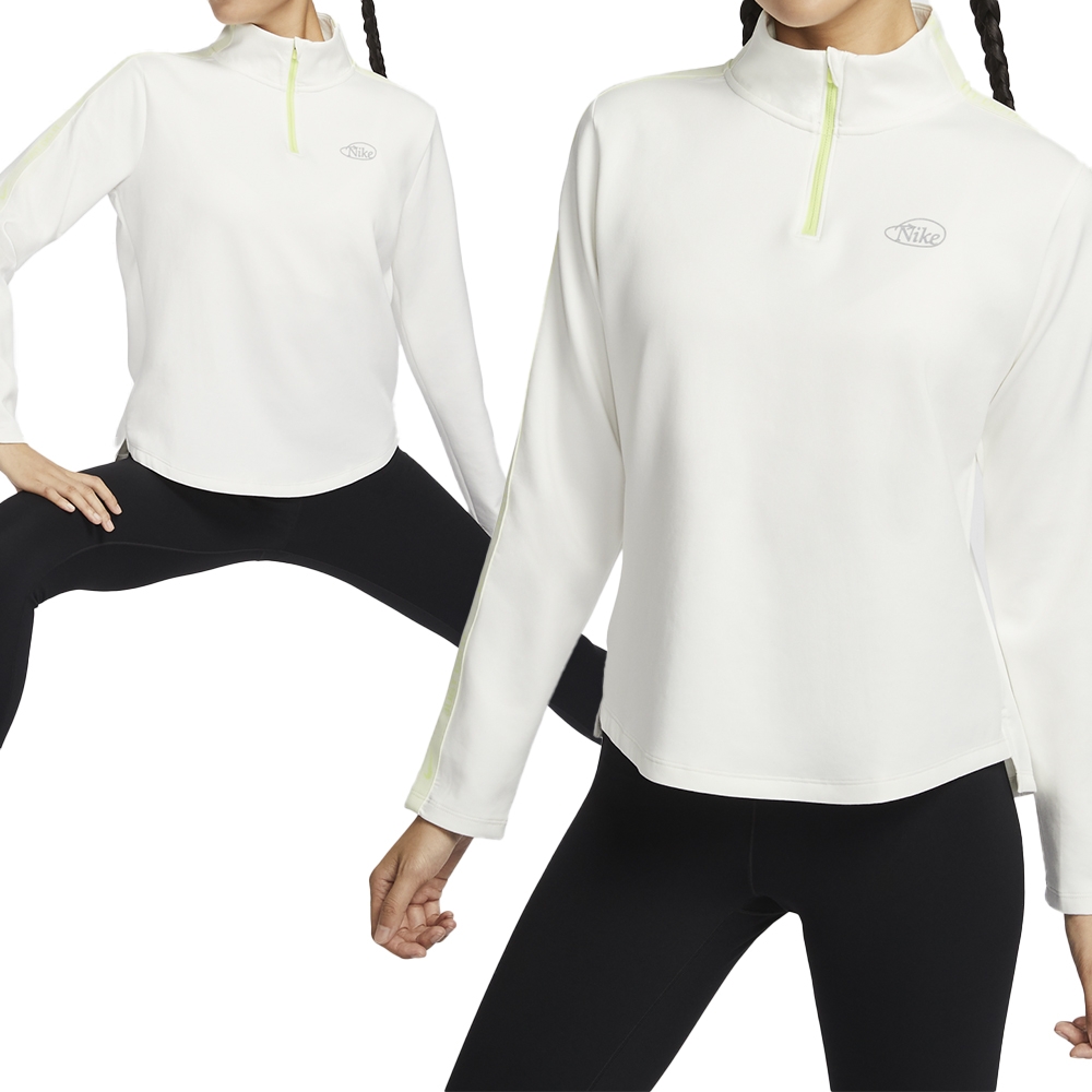 Nike Oon TF HZ Top NVTY GCE 女款 白色 運動 休閒 立領 半開襟 長袖 HQ4740-133 | NIKE ...