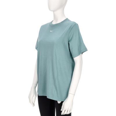 Nike AS W NSW TEE ESSNTL LBR 女款 灰綠色 刺繡小勾 素色 T恤 短袖 FD4150-017 | NIKE ...