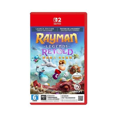 【預購】任天堂 NS2 Switch 2 雷射超人：傳奇重述 Rayman Legends Retold-中文版(鑰匙卡) 贈隨機遊戲特典 ...