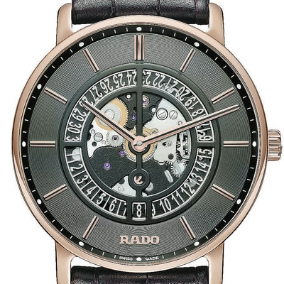 三月漲7% RADO 雷達表 限量388 DiaMaster Thinline鑽霸金屬陶瓷超薄自動錶41㎜ R01 (R14068186 ...