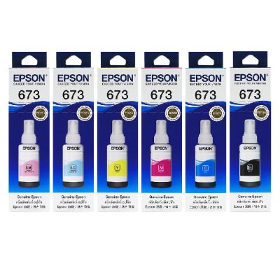 EPSON T673原廠墨水組合包 (1黑5彩) | 原廠墨水 | Yahoo購物中心