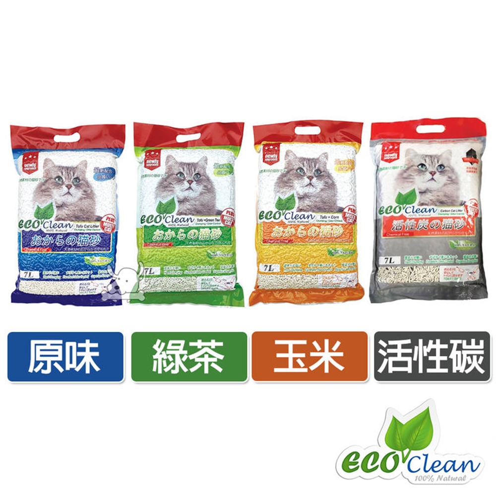 Eco Clean 艾可 天然環保 豆腐貓砂 7L 6包 | 豆腐砂/玉米砂 | Yahoo購物中心