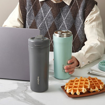 【美國康寧】(2入組) SNAPWARE 鋅light輕瓷保溫保冰隨行杯750ml | 保冰/保溫杯(瓶) | Yahoo購物中心