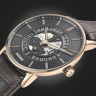 RADO 雷達表 限量388 DiaMaster Thinline鑽霸金屬陶瓷超薄自動錶41㎜ R01 (R14068186) | RADO ...