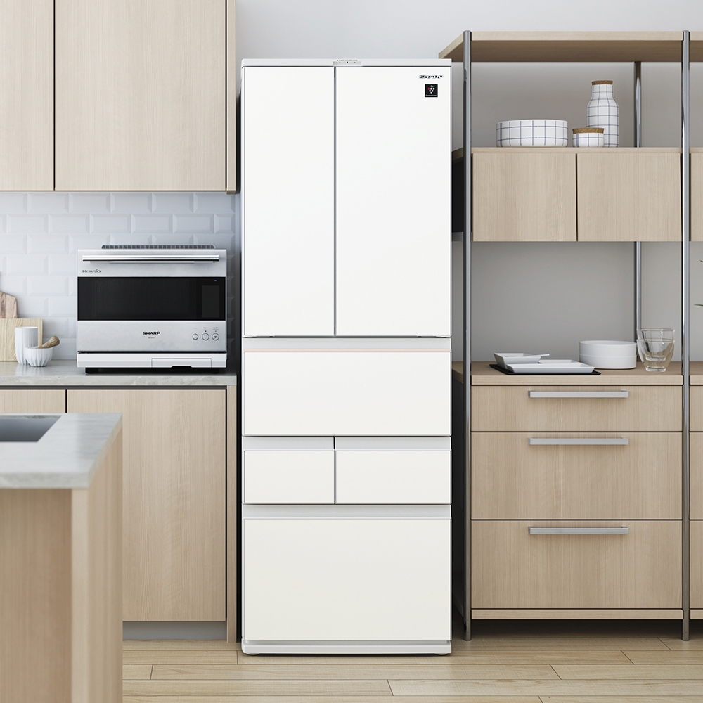 SHARP夏普 504L AIoT智慧六門對開除菌變頻冰箱 水漾白(SJ-GK51AT-W)含基本安裝+舊機回收 - QKShopping
