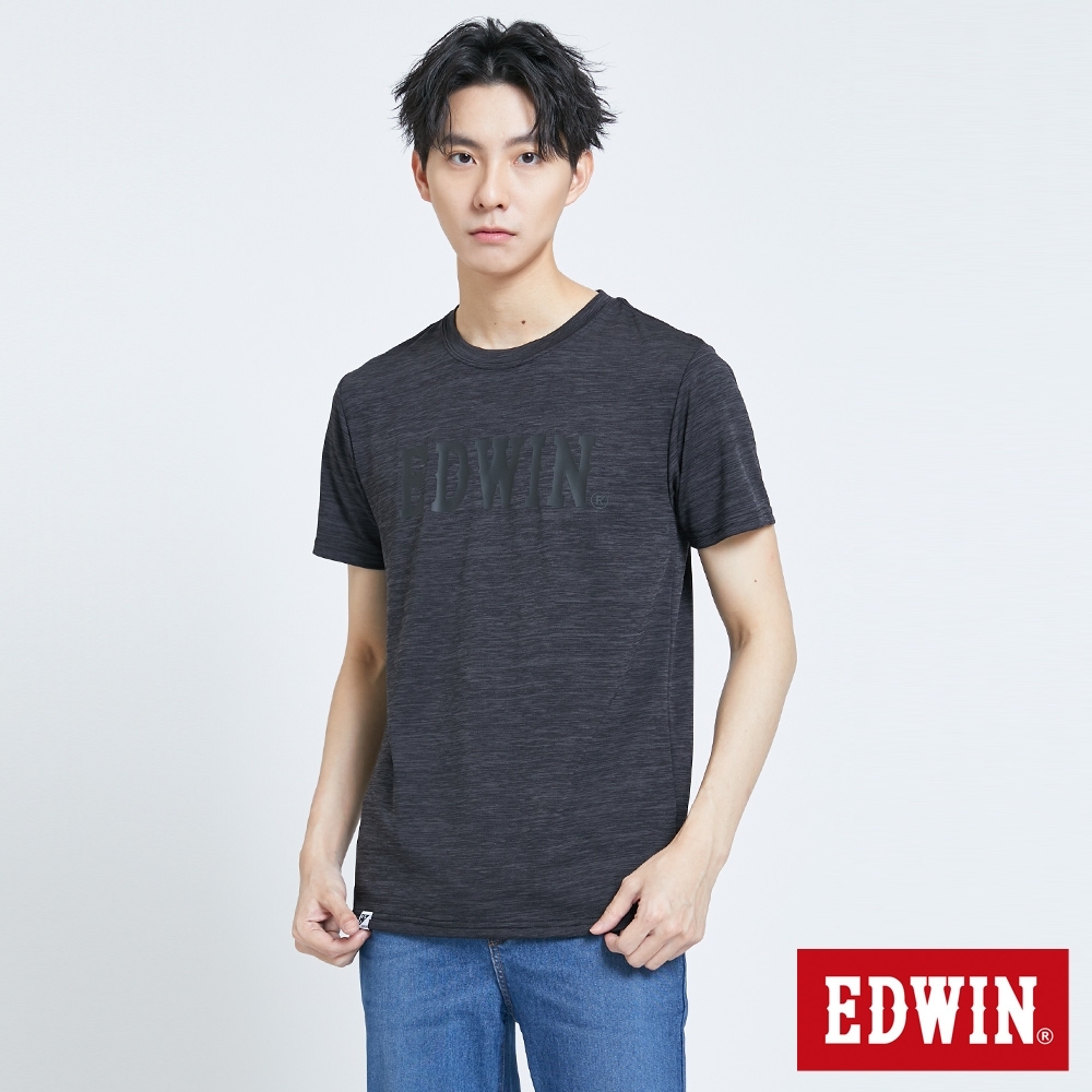 EDWIN EFS 涼感LOGO 短袖T恤-男-黑色 | T恤 | Yahoo購物中心