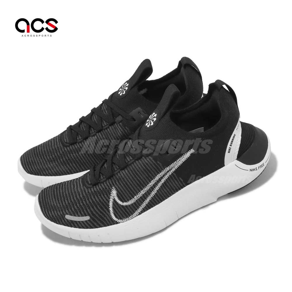 Nike 慢跑鞋 Wmns Free RN FK Next Nature 女鞋 黑 白 運動鞋 襪套 針織 DX6482-002 | 慢跑鞋 ...