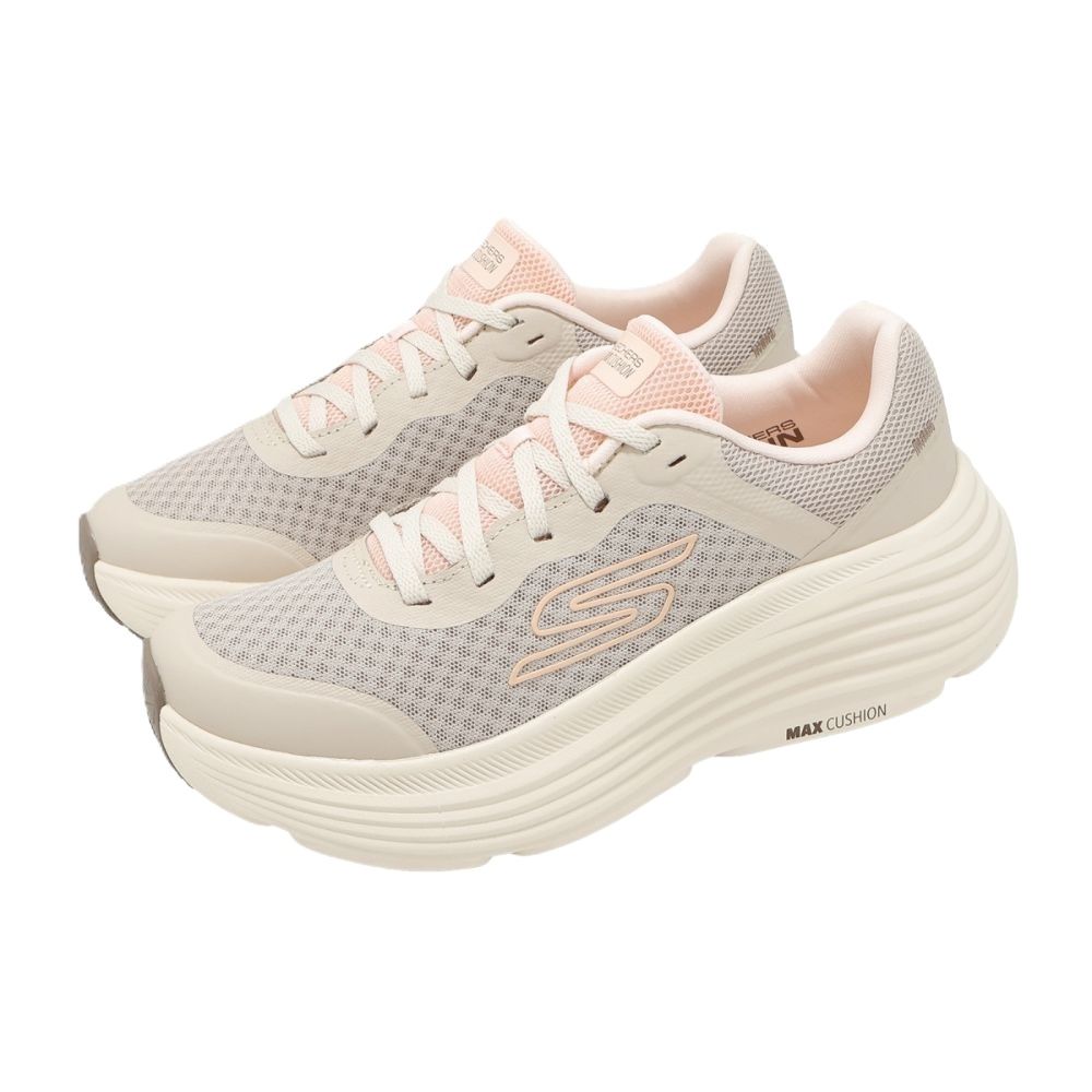 510-SKECHERS 女慢跑系列 瞬穿舒適科技 GO RUN MAX CUSHIONING ENDEAVOUR (129470NAT ...