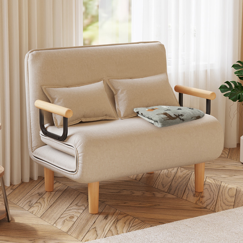 AOTTO 多功能單人折疊沙發床-加大100cm(沙發床 折疊床 沙發 單人床) | 單人座沙發 | Yahoo購物中心