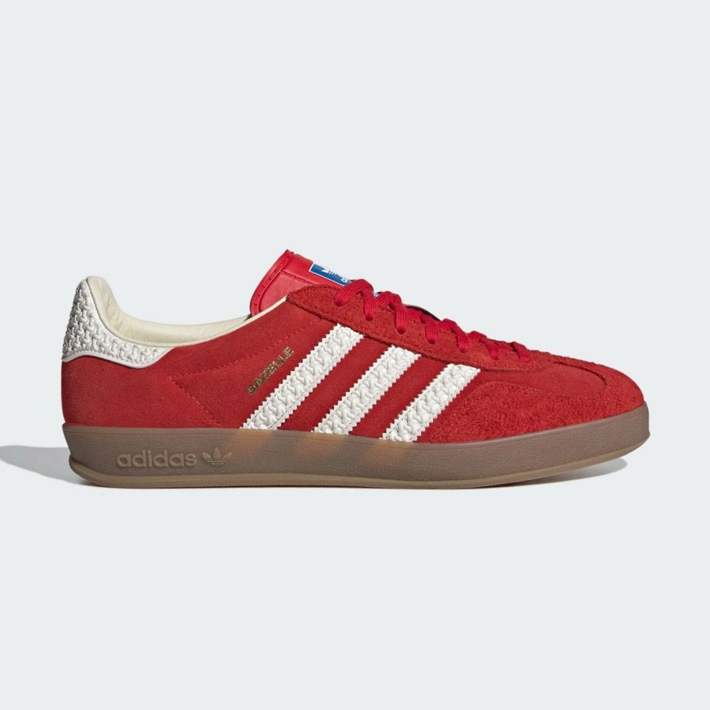 Adidas Gazelle 男鞋 女鞋 紅色 膠底 麂皮 復古 德訓鞋 休閒鞋 IF1808 | 休閒鞋 | Yahoo購物中心