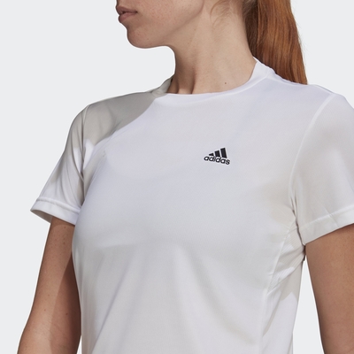 【adidas 愛迪達】 AEROREADY DESIGNED 2 MOVE 短袖上衣 T恤 女 GL3812 | adidas ...