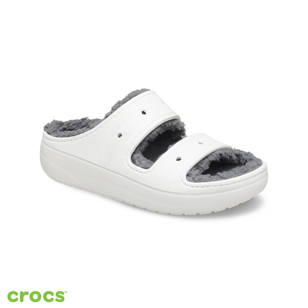 Crocs卡駱馳 (中性鞋) 經典軟絨毛毛涼拖-207446-100 | 洞洞鞋 | Yahoo購物中心