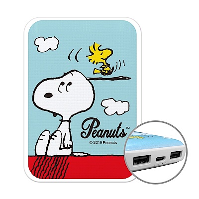 SNOOPY 小格紋 13000mAh Type-C雙向快充行動電源 | 支援筆電/Switch | Yahoo購物中心