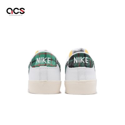 Nike 休閒鞋 Blazer Low 77 PRM 白 綠 格紋 男鞋 Tartan 低筒 DV0801-100 | 休閒鞋 | Yahoo購物中心