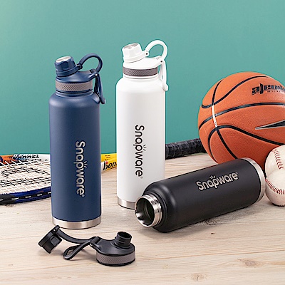 【美國康寧】Snapware 316不鏽鋼保溫保冰運動瓶-1520ML 附側背布套(三色可選) | 保冰/保溫杯(瓶) | Yahoo購物中心