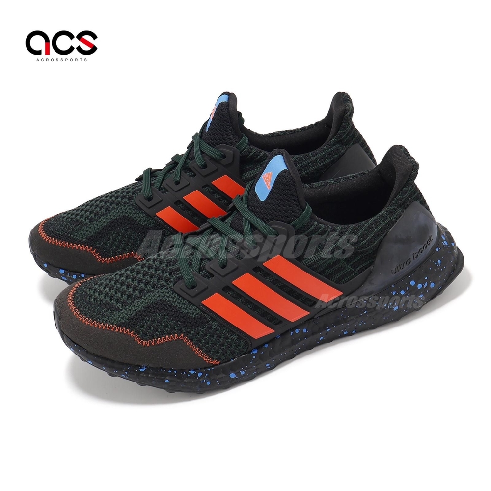 adidas 慢跑鞋 Ultraboost 5 DNA 男鞋 黑 橘藍 Boost 緩衝 襪套 運動鞋 愛迪達 GV8733 | 慢跑鞋 ...