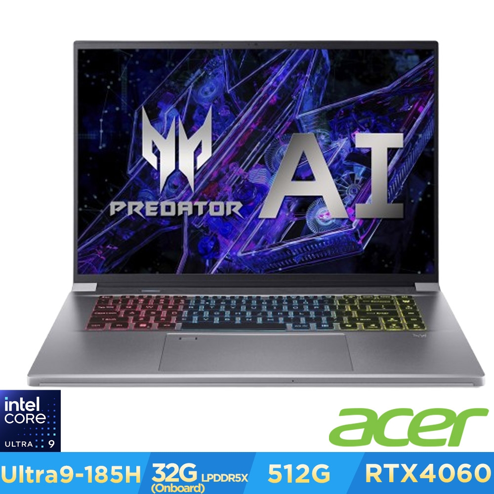Acer 宏碁 Predator Triton Neo PTN16-51-96Q6 16吋電競筆電(CU9-185H/32GB/512GB ...