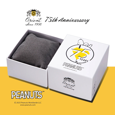 ORIENT x PEANUTS 史努比75週年紀念 200米防水機械錶 手錶-RA-AC0Q08S | 機械錶 | Yahoo購物中心