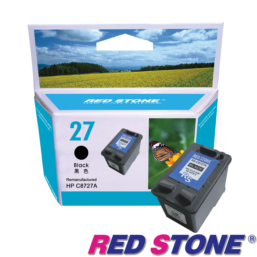 RED STONE for HP C8727A環保墨水匣(黑色)NO.27 | 副廠墨水 | Yahoo購物中心